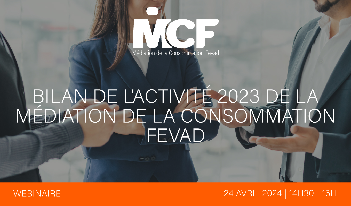 Bilan De Lactivité 2023 De La Médiation De La Consommation Fevad